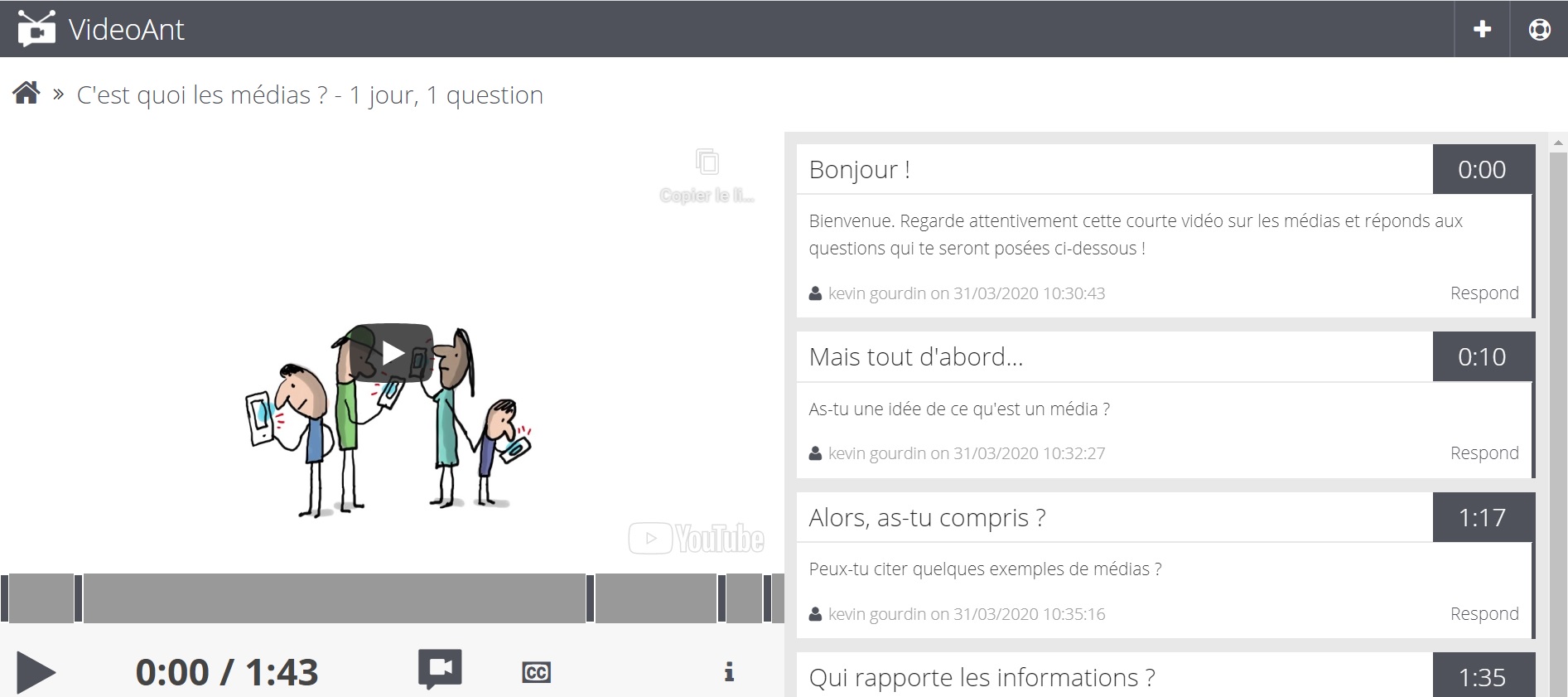 1J/ 1R : VideoAnt, annoter vos vidéos – Professeurs-documentalistes de ...